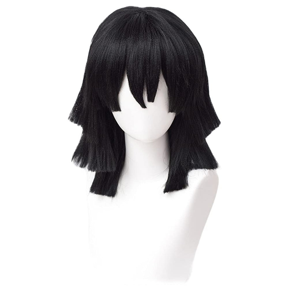 Transform into Serpent Hashira: Morojowig's Obanai Iguro Cosplay Wig